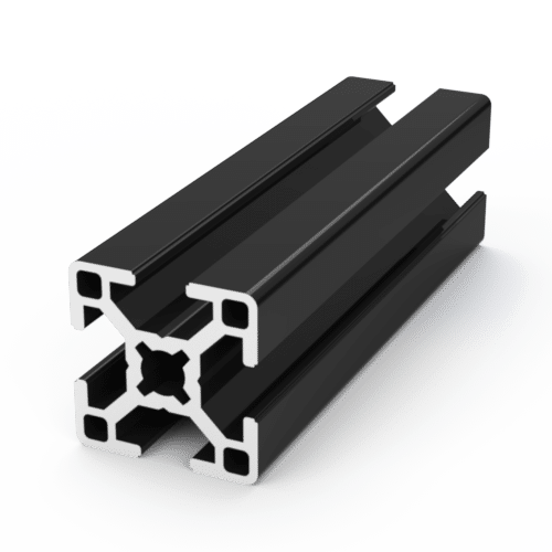 BR 30 x 30 Black anodised profile - KJN Aluminium Profile