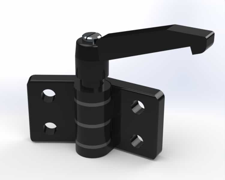 Combi Hinge with Locking Lever 40/40 - KJN Aluminium Profile