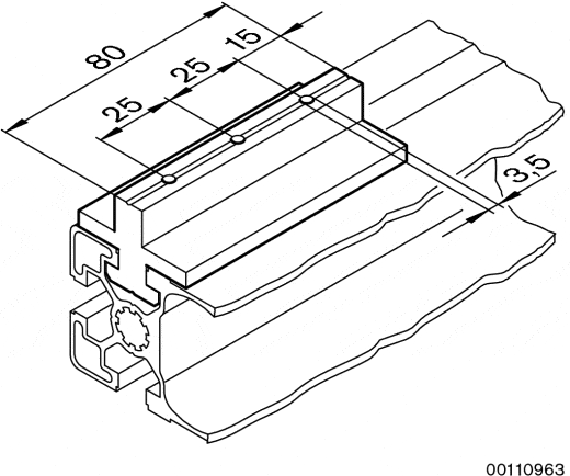 Slider (BR 10 Slot) - KJN Aluminium Profile