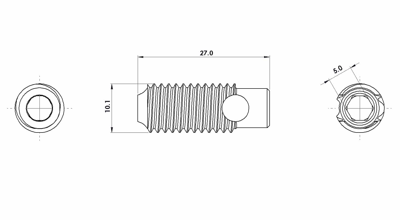 IR Slot 6 Automatic Connector - KJN Aluminium Profile