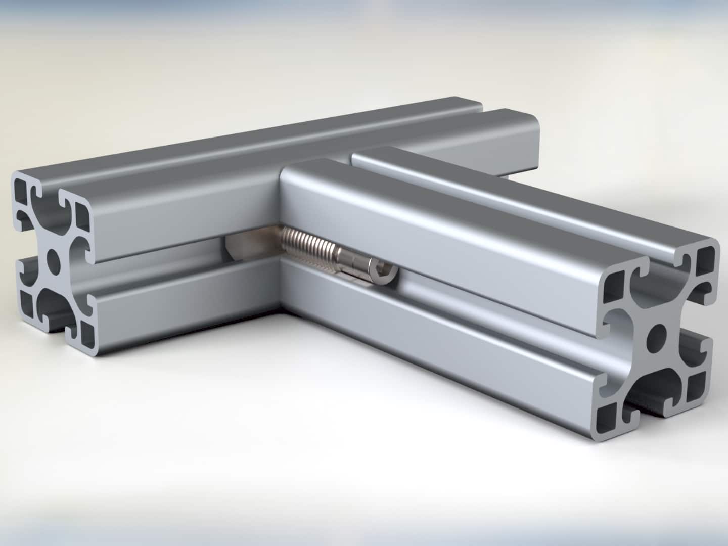 IR Slot 8 Automatic Connector - KJN Aluminium Profile