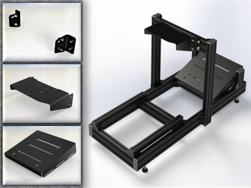 Sim Rig Framework - KJN Aluminium Profile