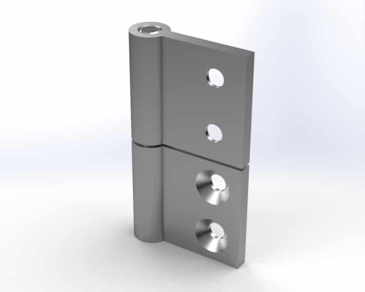Heavy Duty Internal Hinges - KJN Aluminium Profile
