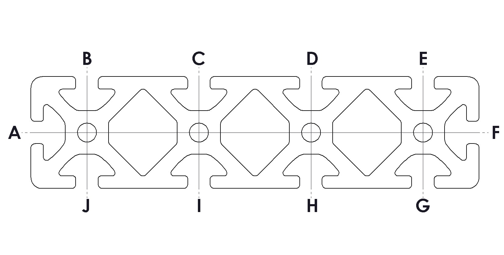 40 x 160 IR Profile - KJN Aluminium Profile