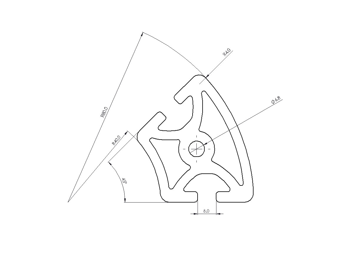 40 x 40 IR Profile - KJN Aluminium Profile