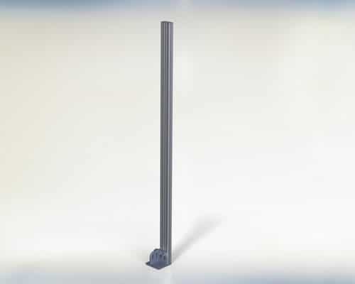 45 x 90 Panel Post Kit - Assembled - KJN Aluminium Profile