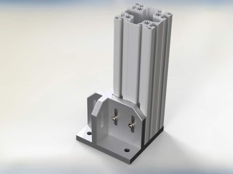 150 x 150 Base Plate - KJN Aluminium Profile