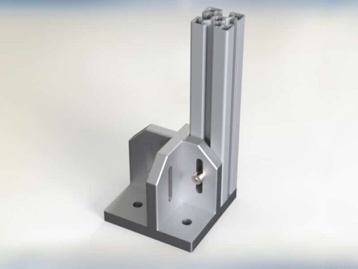 120 x 120 Base Plate - KJN Aluminium Profile