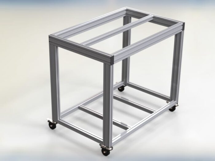 MFT Workbench 1102 with cross members - KJN Aluminium Profile