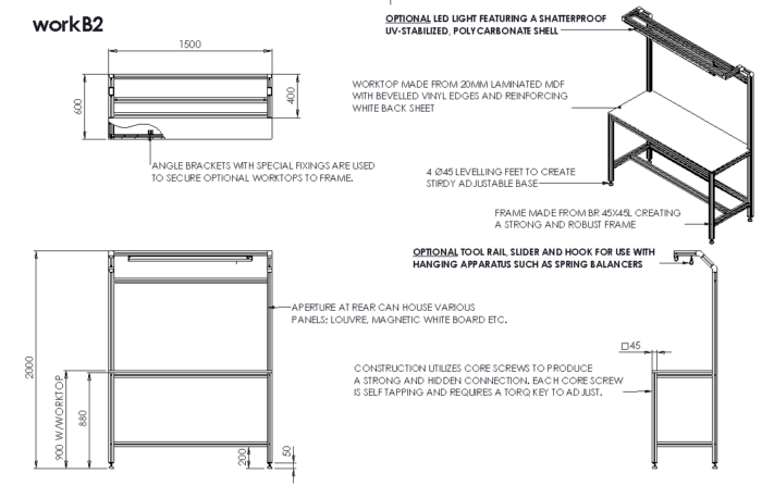 Work Bench 2 - KJN Aluminium Profile