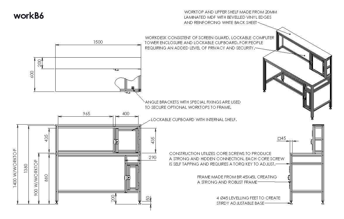 Work Bench 6 - KJN Aluminium Profile